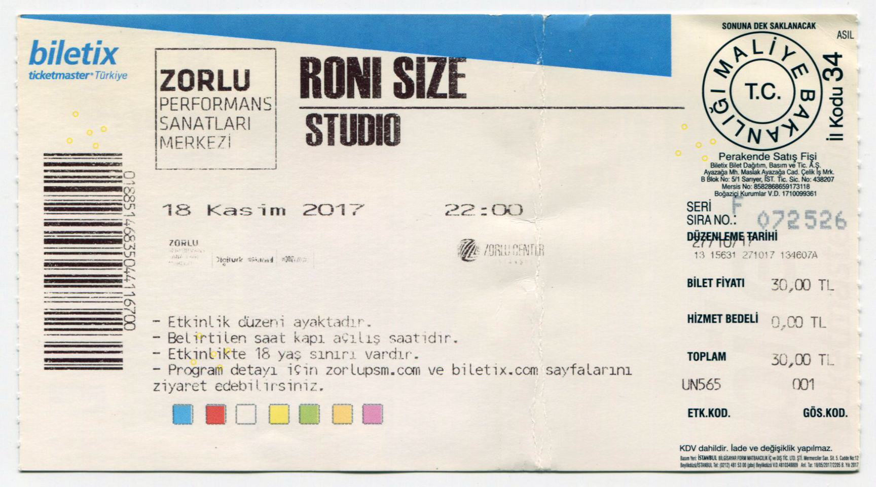 Roni Size – oe was here
